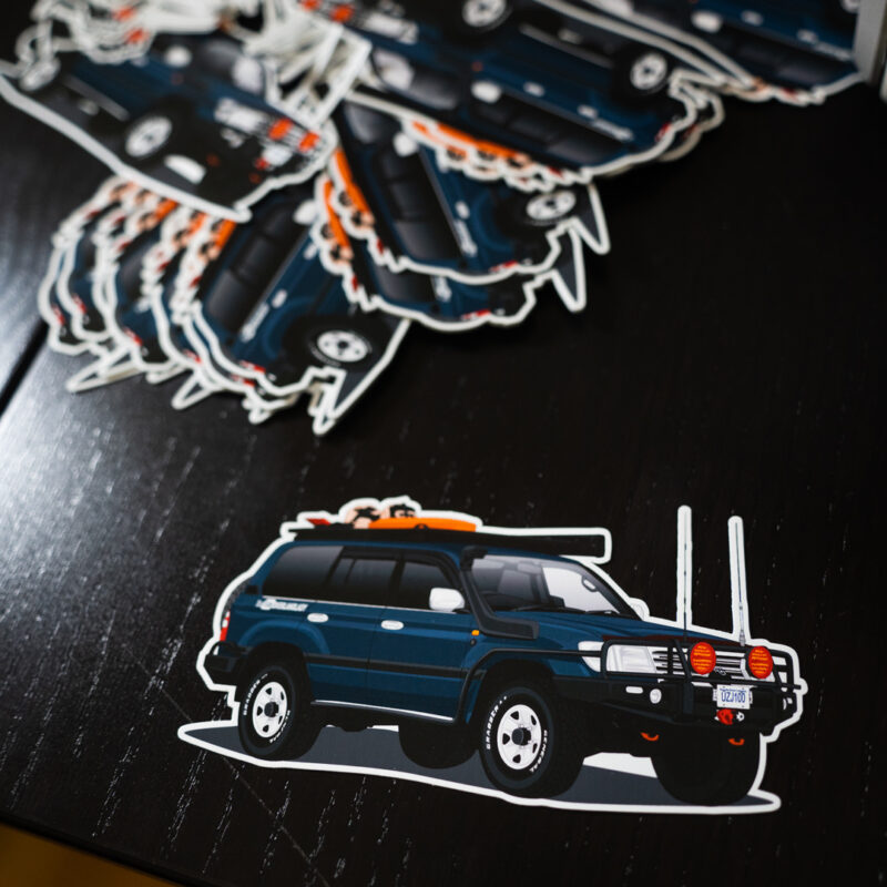 Landcruiser 100 Sticker | OVERLAND LADY STORE